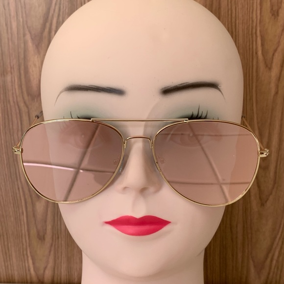 Accessories | New Rose Gold Aviator Sunglasses | Poshmark